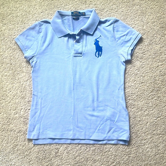 Polo Ralph Lauren | Tops | Polo Ralph Lauren Skinny Fit Big Pony Polo Shirt Size Sp | Poshmark